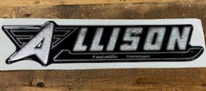 12″ Domed Decal | Allison Boats - Pioneers of the Bass Boat